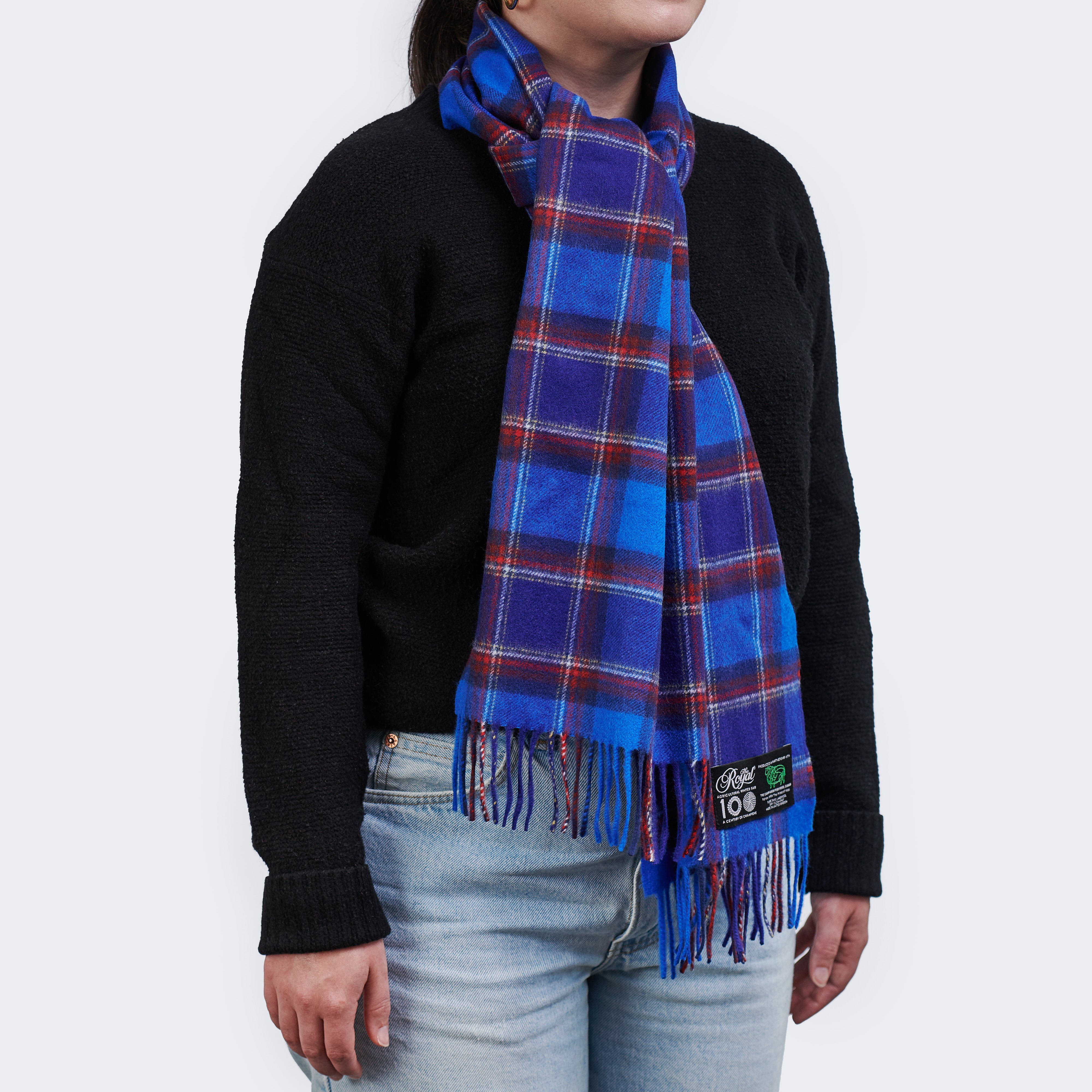 100% RWS Accredited Merino Lambswool Royal Tartan Scarf – The Royal Paddock